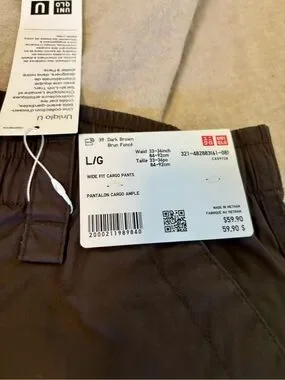 Uniqlo | Pants | Uniqlo Mens Cargo Pants In Dark Brown | Poshmark